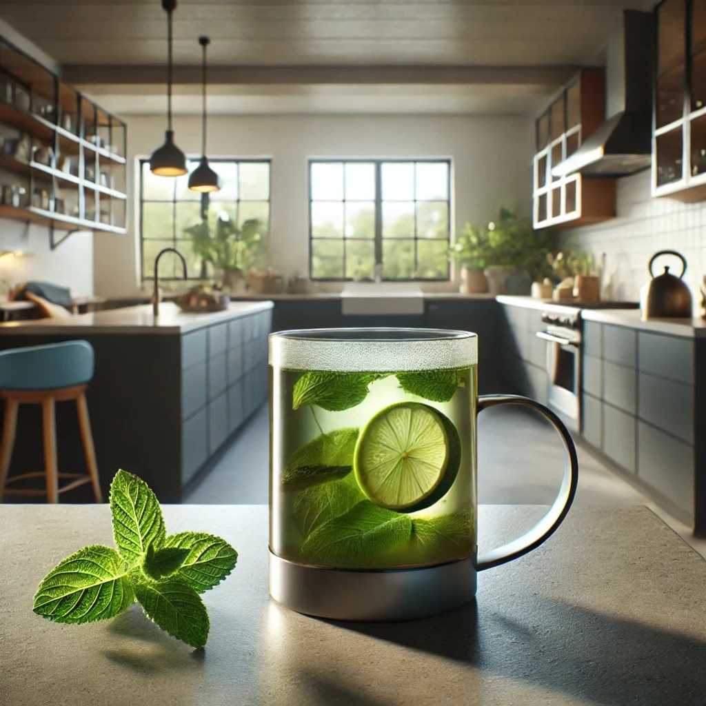 Refreshing Mint & Lime Tea | Hydrating Recipe