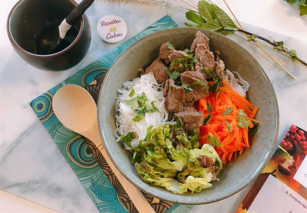 Easy beef bobun recipe